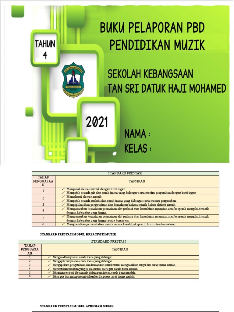 Pentaksiran Muzik Tahun 4 2021 | PDF