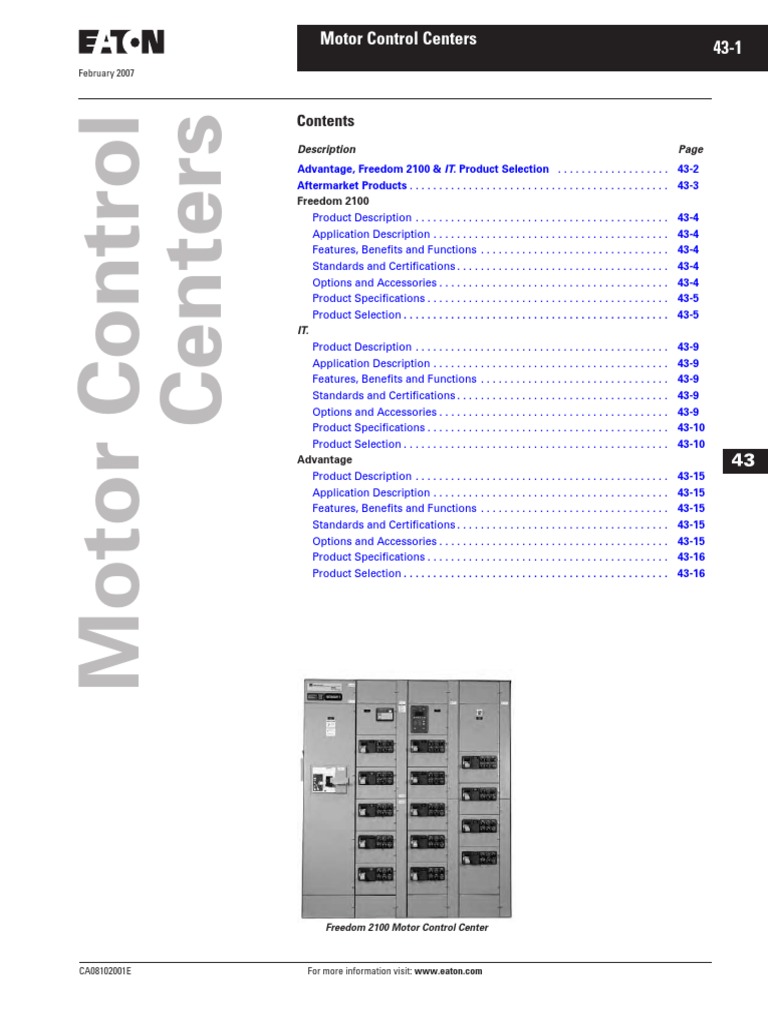 Motor Control Centers | PDF | Programmable Logic Controller | Relay