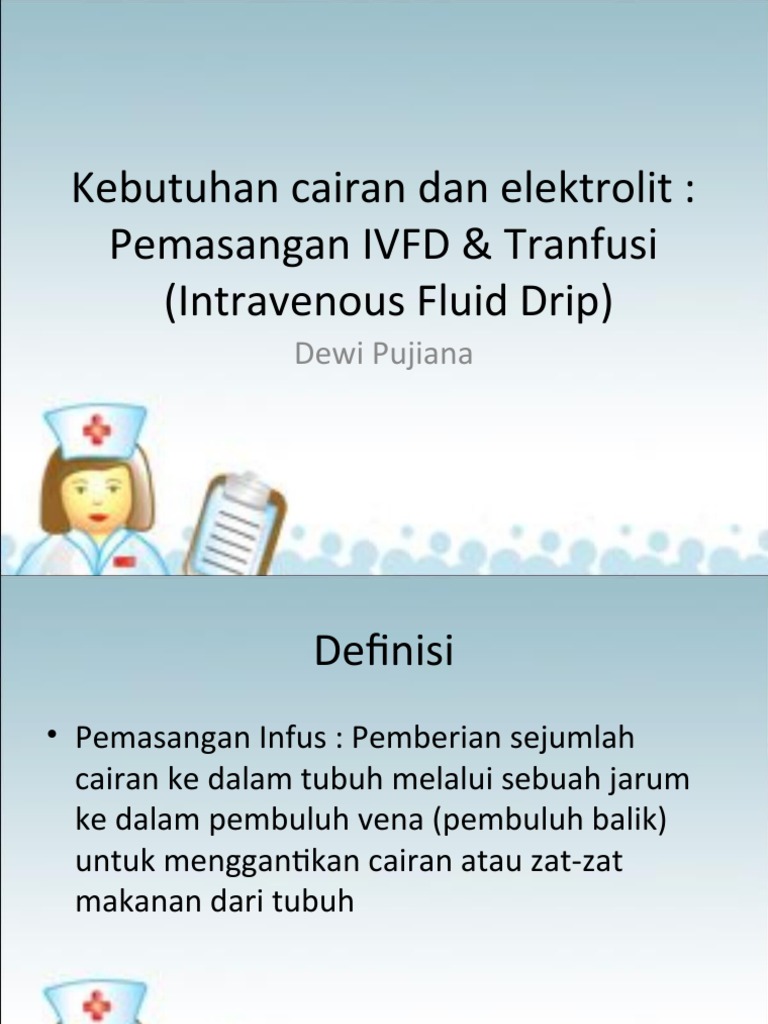 Pemasangan IVFD | PDF
