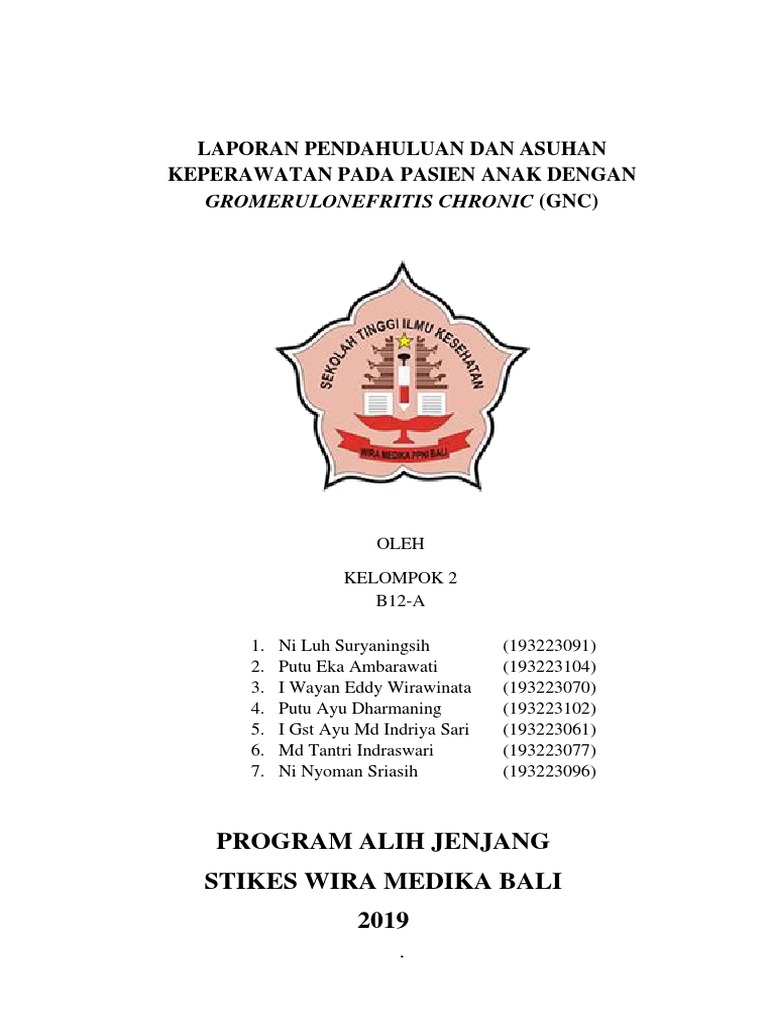Program Alih Jenjang Stikes Wira Medika Bali 2019 Laporan Pendahuluan ...