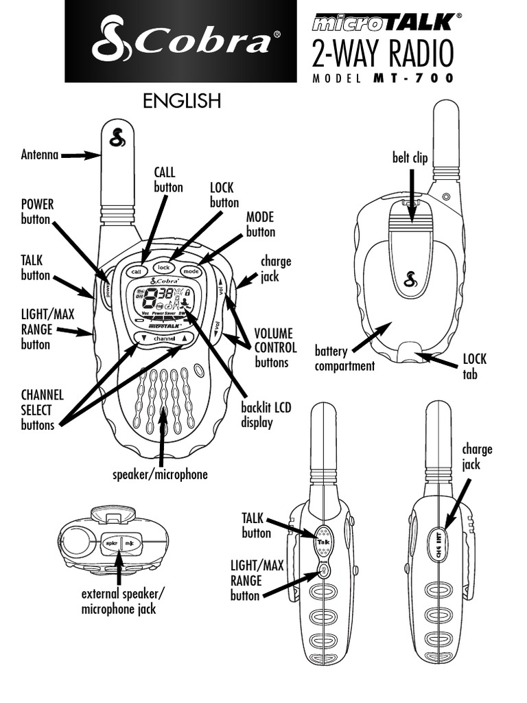 mt-700 User Manual | PDF | Radio | Manufactured Goods