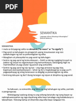 Semantika (Semantics) - Moring | PDF