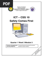 TLE-ICT-CSS 10-Q1 - ICCS Week 1 | PDF | Operating System | Graphical User Interfaces