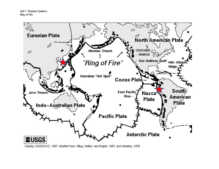 Ring of Fire Map | PDF