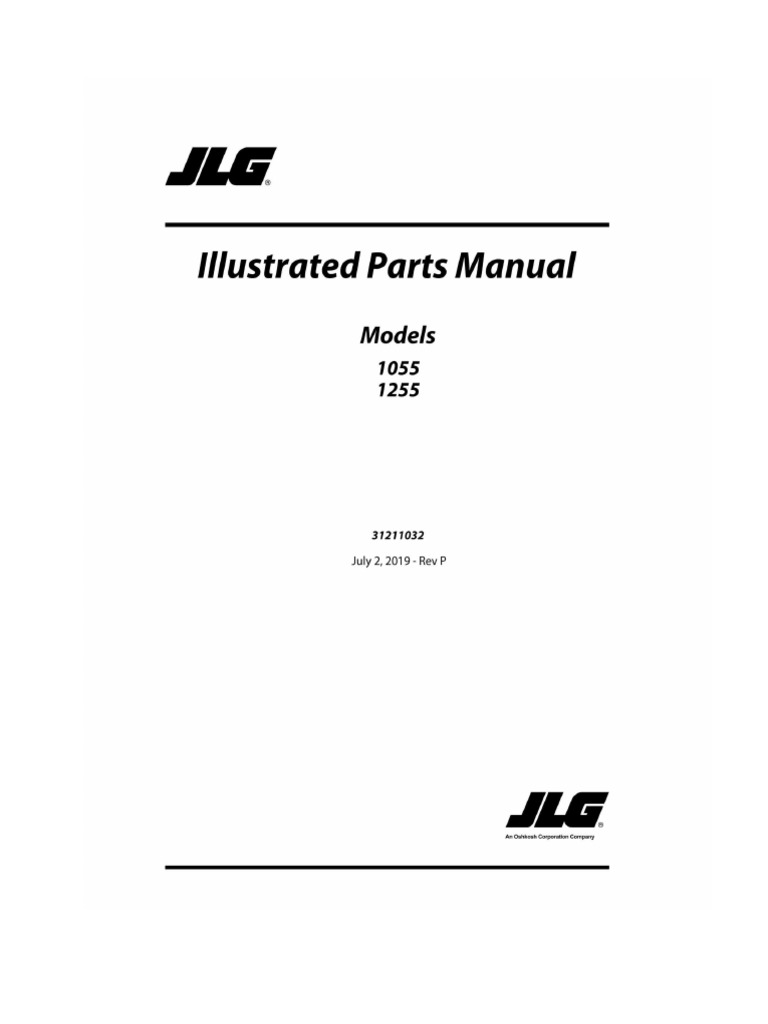 Parts Manual JLG 1055 S-N01600727600 | PDF | Transmission (Mechanics ...