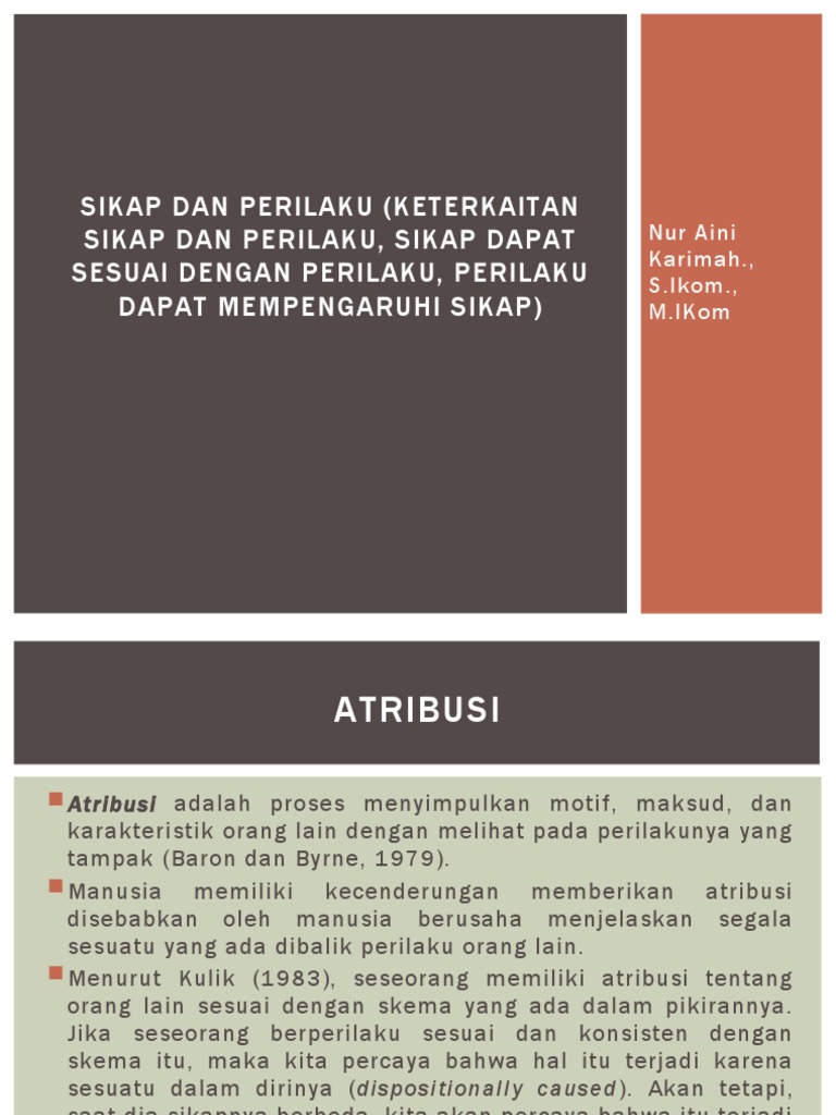 Materi Psikom 8 | PDF
