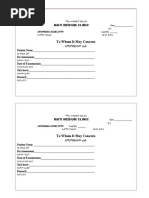 Amharic Agreement Form | PDF