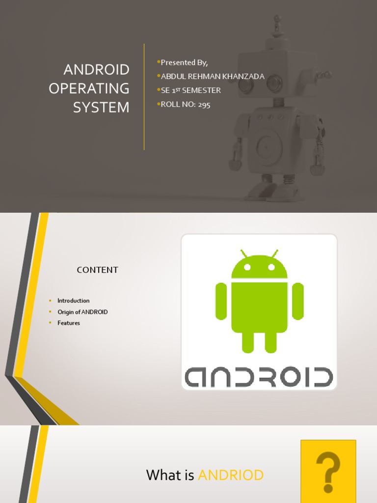 An Overview of the Android Operating System: Its Origins, Features, and ...