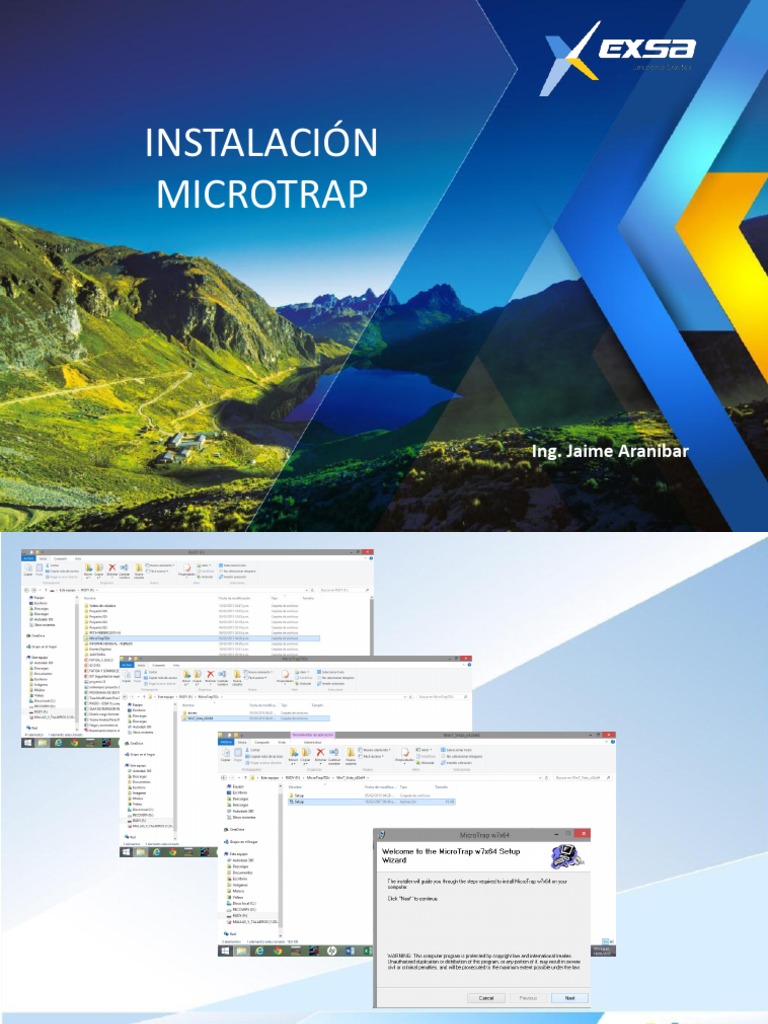 Instalación Microtrap | PDF