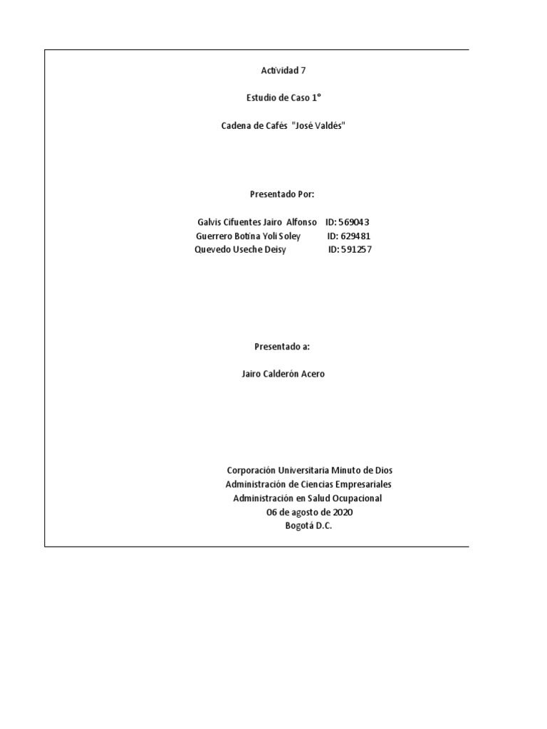 Auditoria Interna Cafe | PDF | Auditoría | Contralor