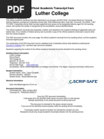 Academic Transcript | PDF | Nursing | Academia