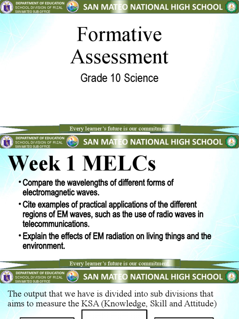 Formative-Assessment - Science-10 - PPT EMZ V. | PDF | Electromagnetic ...