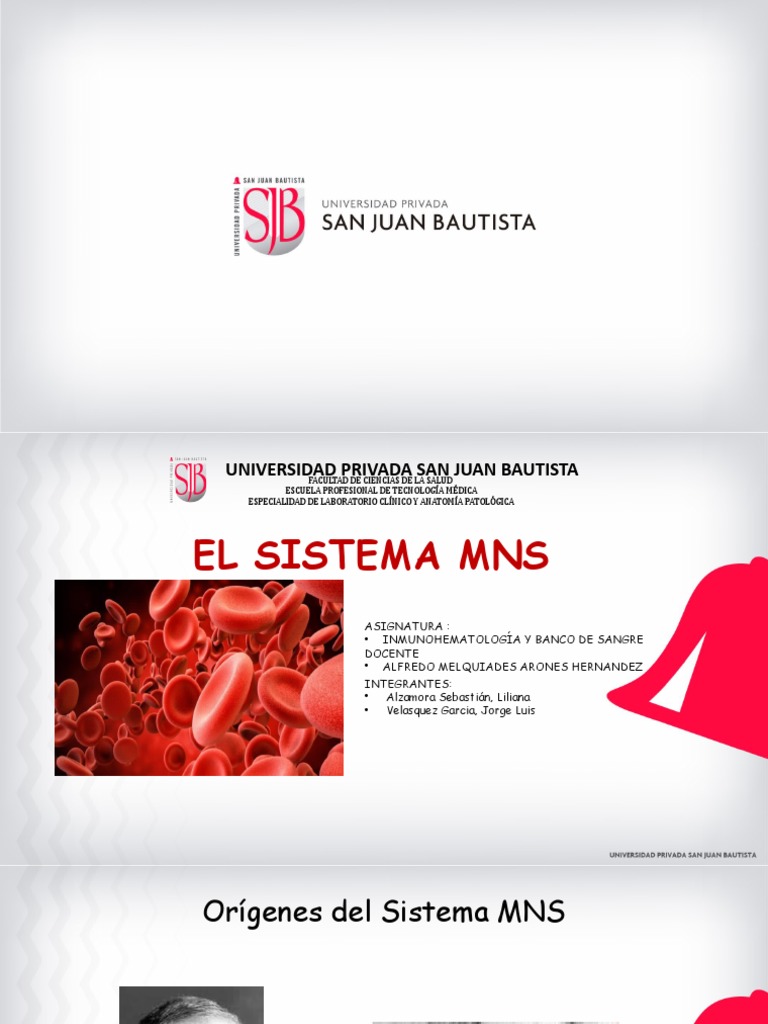 Sistema MNS en Inmunohematología | PDF | Sangre | Biotecnología