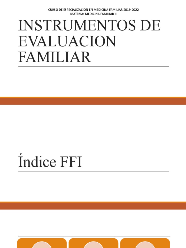 Instrumentos de Evaluación Familiar | PDF | Sicología | Ciencias del comportamiento