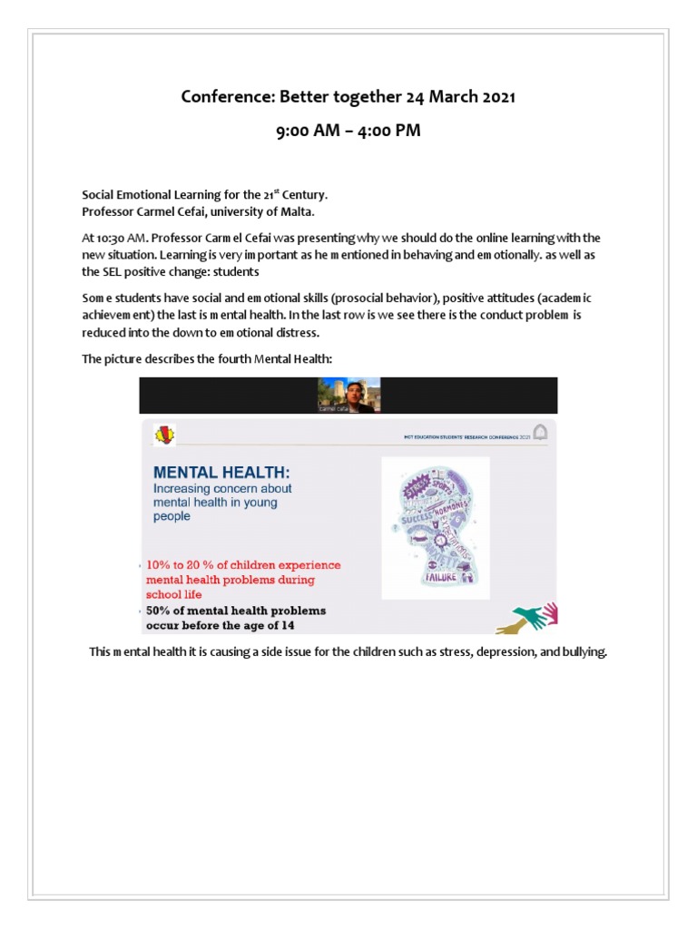Conference | PDF | Career & Growth | Self-Improvement