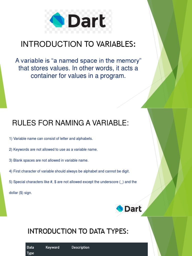 Dart | PDF | Boolean Data Type | Software Development