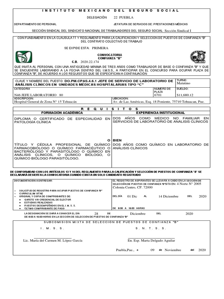 CB1 Puebla | PDF | Enfermería | Empleo