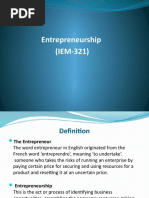 Lecture PPT Entrepreneurship | PDF | Entrepreneurship | Leadership