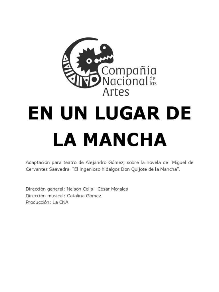 En Un Lugar de La Mancha | PDF | Don Quijote | Caballero