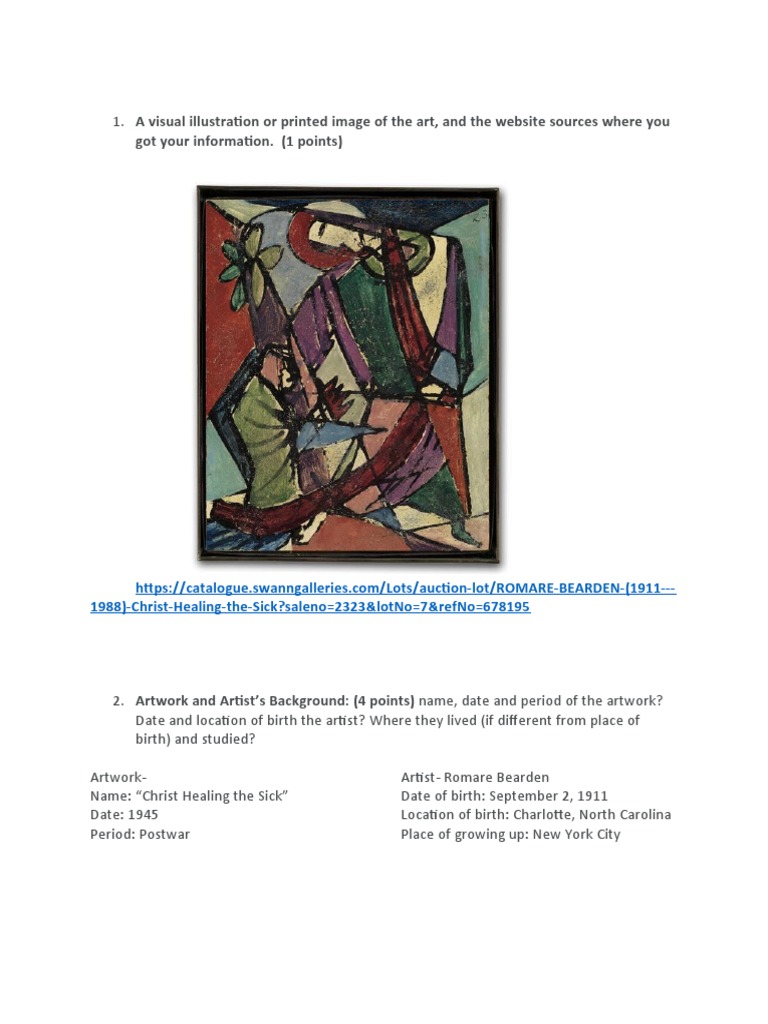 Art Research Paper | PDF | Paintings | Aesthetics