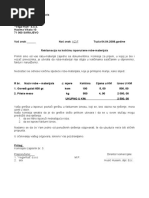 Zapisnik o Povratu | PDF