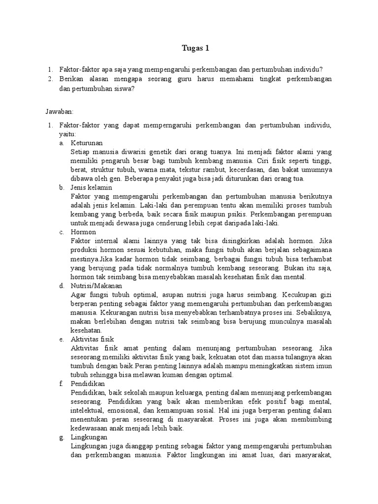 Tugas Tutorial 1 PPD | PDF | Kesehatan Holistik