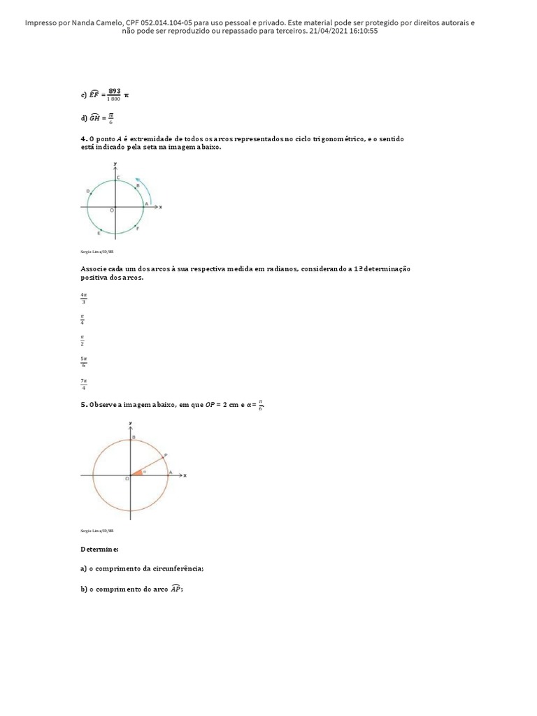 Quadrante Matemática 2º Ano | PDF