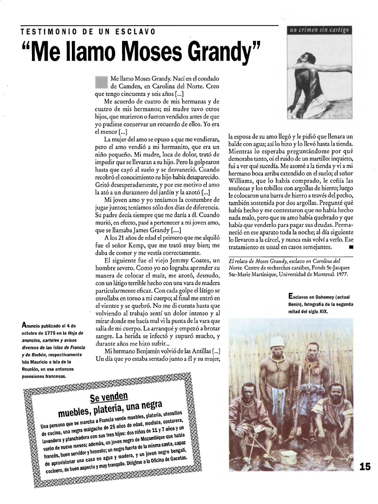 Me Llamo MOSES GRANDY | PDF | Violencia