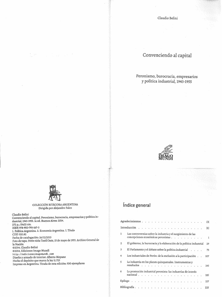 Belini Claudio Convenciendo Al Capital Cap. 4 | PDF
