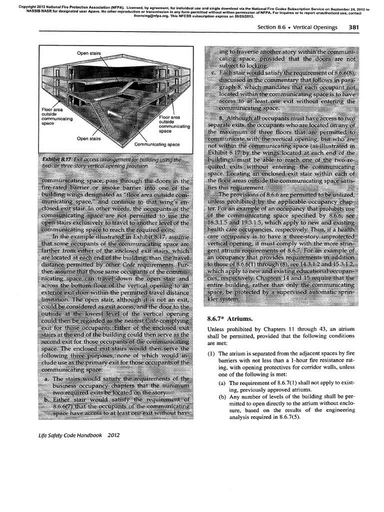 Atriums-NFPA 101 | PDF