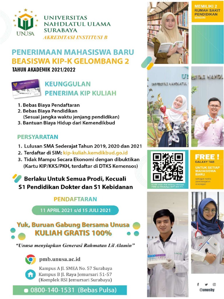 Brosur Kip-K Unusa | PDF