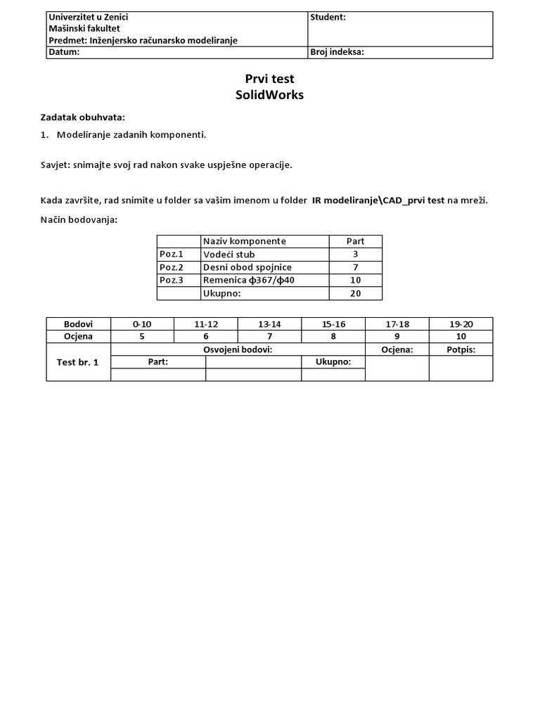 Irm - Test BR.1 - 1-C (19.4.2021) | PDF