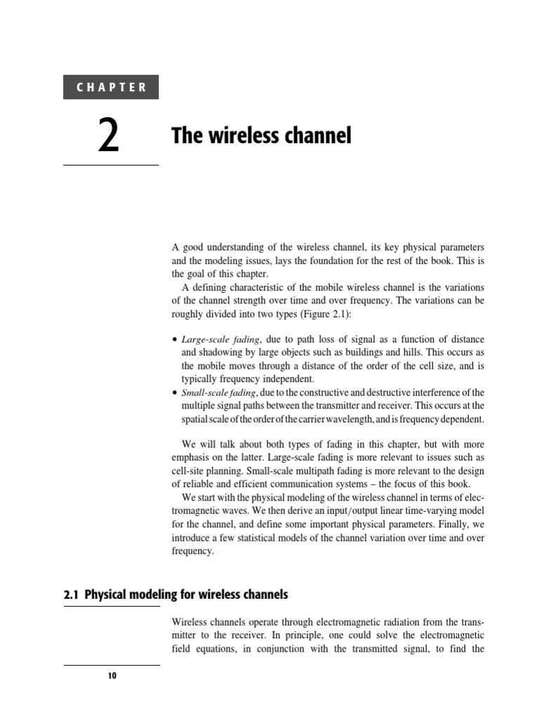 Understanding Wireless Channel Dynamics | PDF