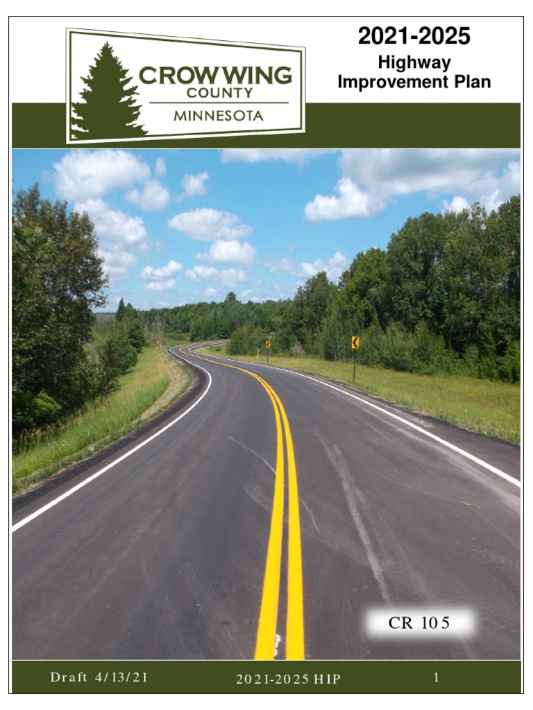 Crow Wing County Road Plan | PDF