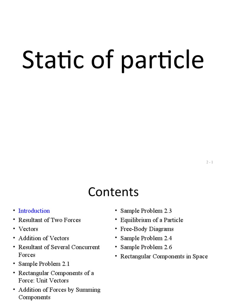 Chapter 2 Engineering Mechanics | PDF | Euclidean Vector | Force