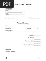 Brokerage Receipt Template | PDF