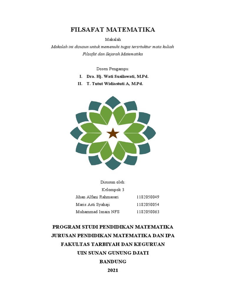 Kel. 3 Filsafat Matematika | PDF
