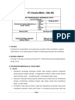 SOP-PRD-004 Dumping Dan Pembuatan Disposal | PDF