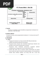 Prosedur SIMPER dan KIMPER Tambang | PDF | Teknologi & Rekayasa