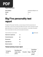 Hogan Flash Report | PDF | Social Psychology | Emotions