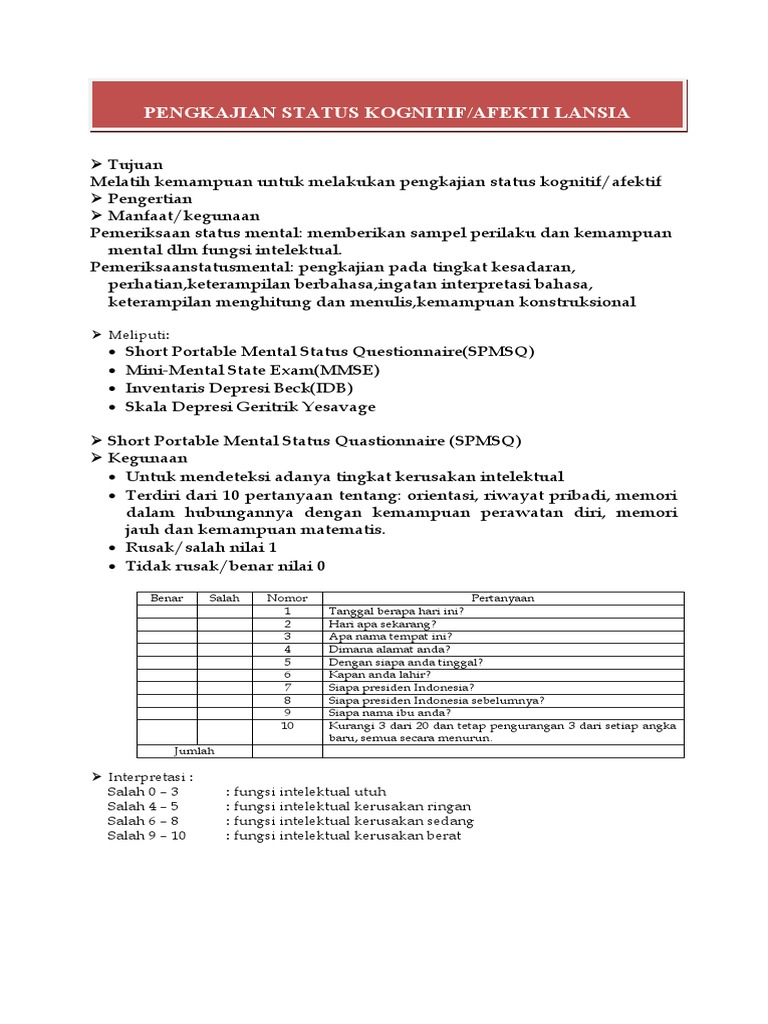 SPMSQ | PDF