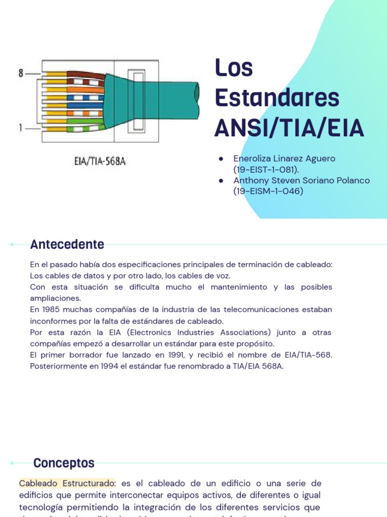 Los Estandares Ansi /tia /eia | PDF