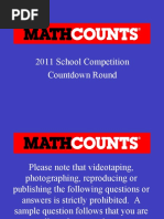2025 COMPLETE Chapter Countdown - FINAL | PDF | Area | Numbers