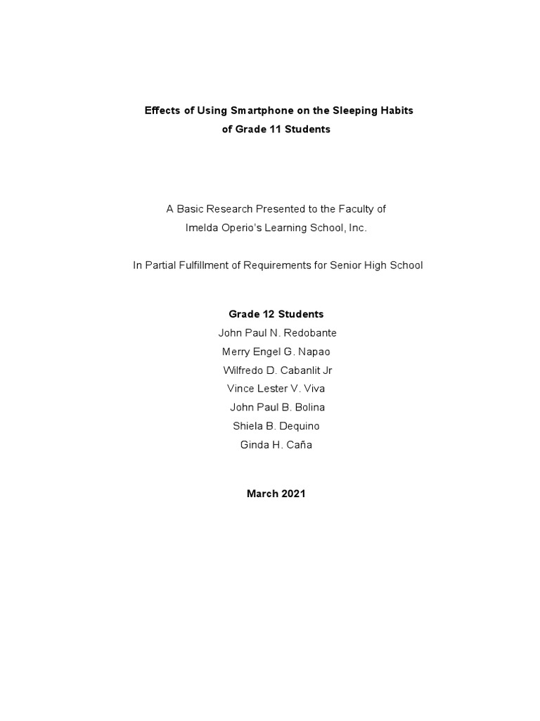 Research Compilation 3 | PDF | Sleep | Sleep Deprivation