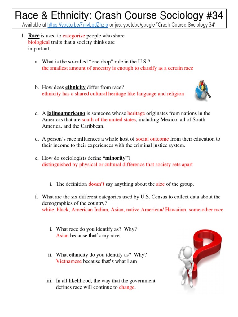 Understanding Race and Ethnicity in Sociology | PDF