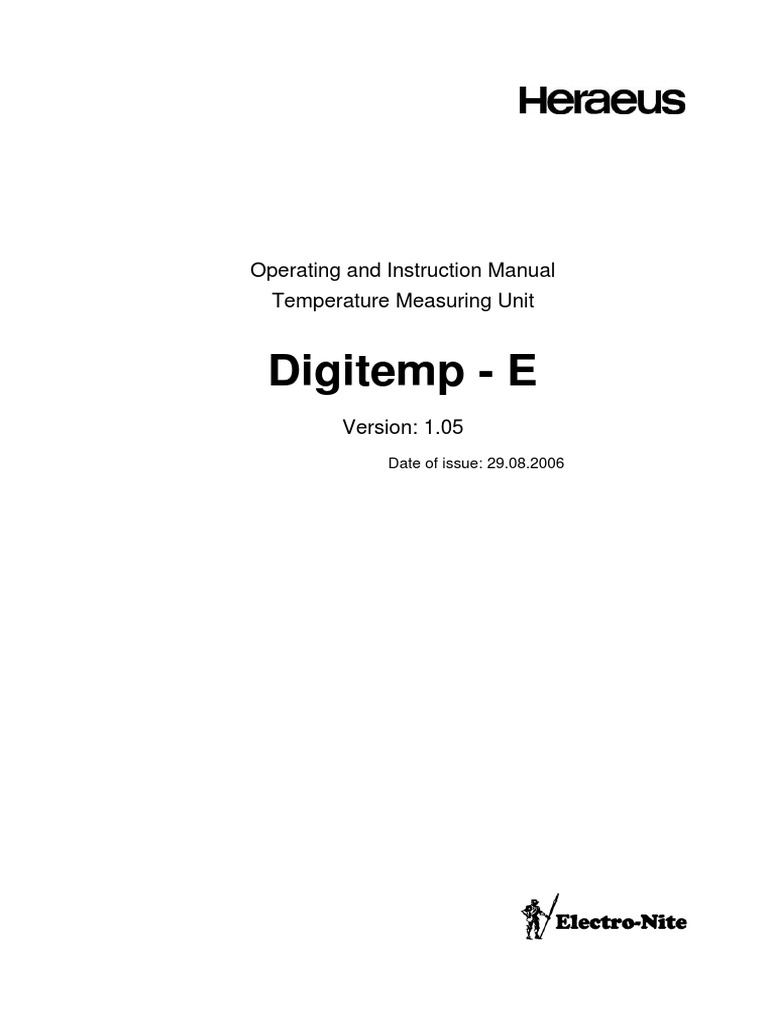 Digitemp E | PDF | Port (Computer Networking) | Transmission Control ...