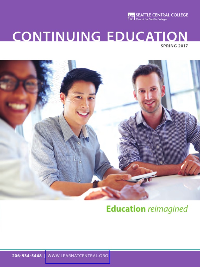 CONTINUING EDUCATION - Brochure | PDF | Accounting | Project Management