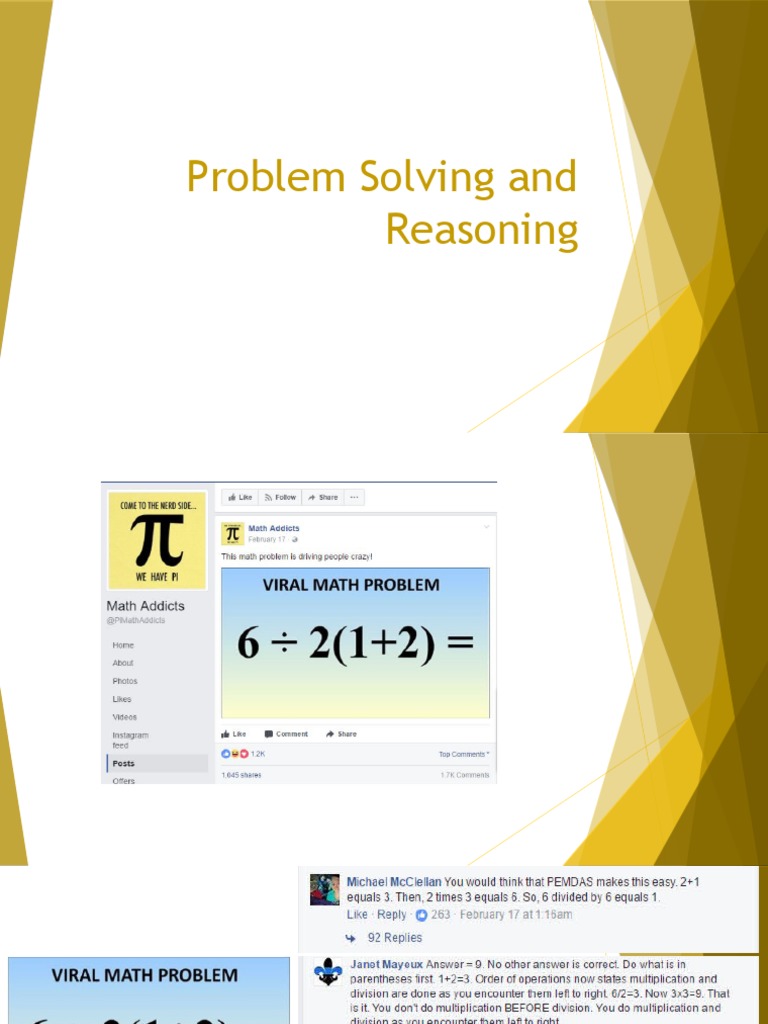 3 Problem Solving and Reasoning | PDF | Deductive Reasoning | Inductive Reasoning