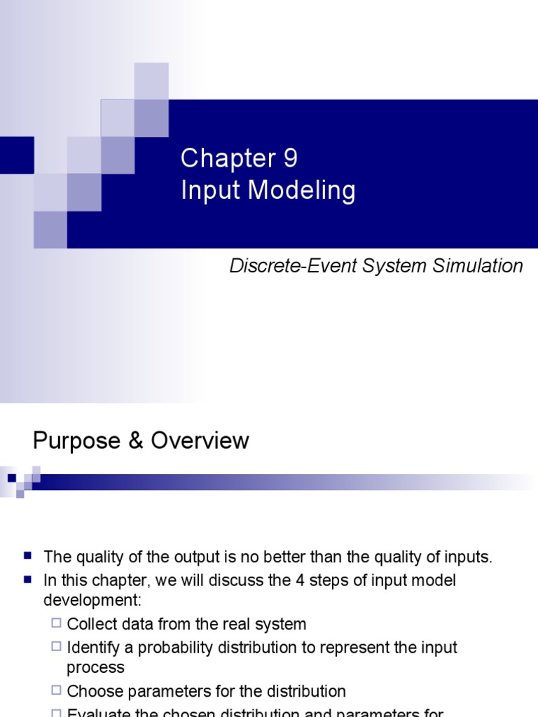 Input Modeling: Discrete-Event System Simulation | PDF | Goodness Of Fit | Probability Distribution