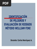 Método William T. Fine para Análisis de Riesgos | PDF | Riesgo ...